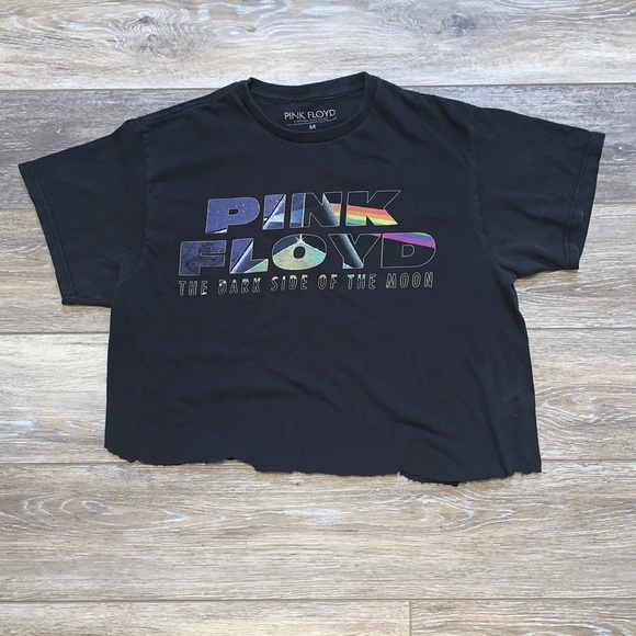Pink Floyd | Tops | Vintage Pink Floyd Cut Cropped Top | Poshmark